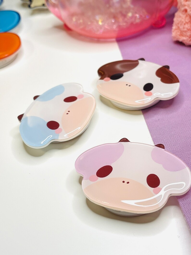 V.7 Cute Animal Phone Grips/ Kawaii Grip/ Acrylic Grips/ - Etsy