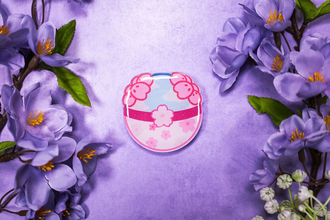 Cute Pokemon Phone Grips/ Kawaii Grip/ Acrylic Grips/ Glitter Acrylic ...