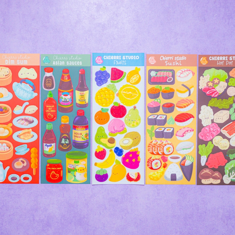 Food Stickers - Etsy
