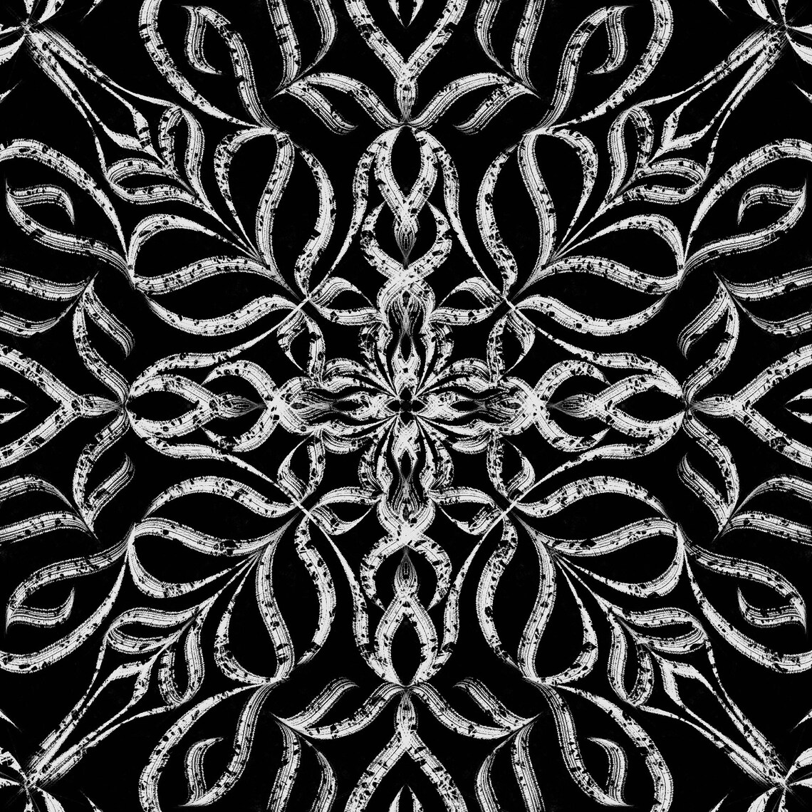 Fine Art Gothic Calligraphy Mandala - Etsy