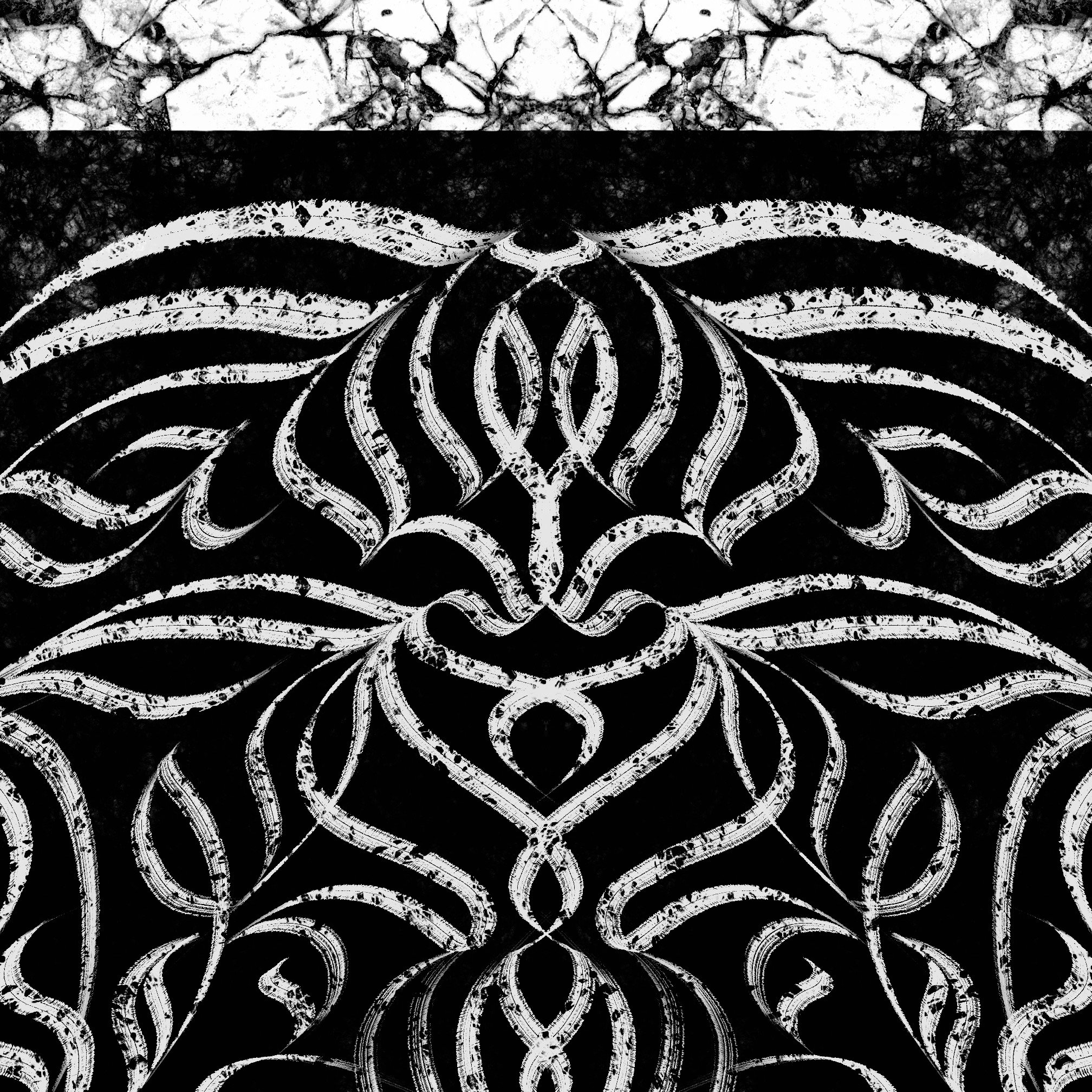 Fine Art Gothic Calligraphy Mandala - Etsy UK