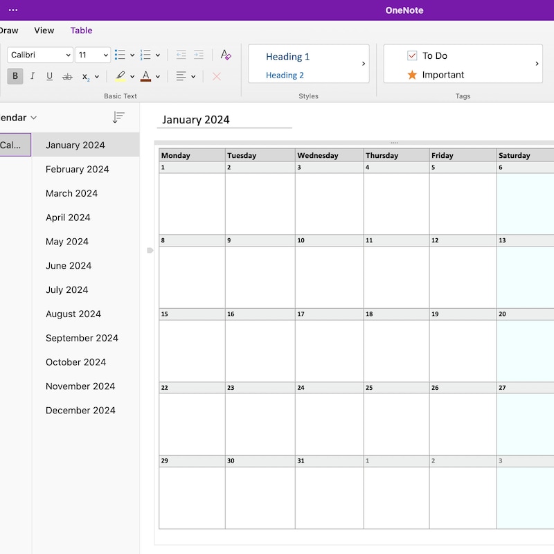 Onenote Templates - Etsy