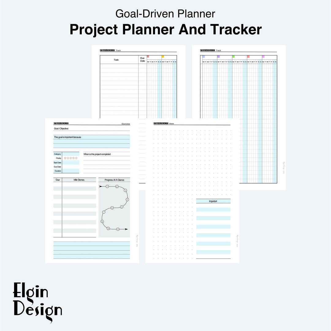 Project Planner, Project Tracker, Project Management, Productivity ...