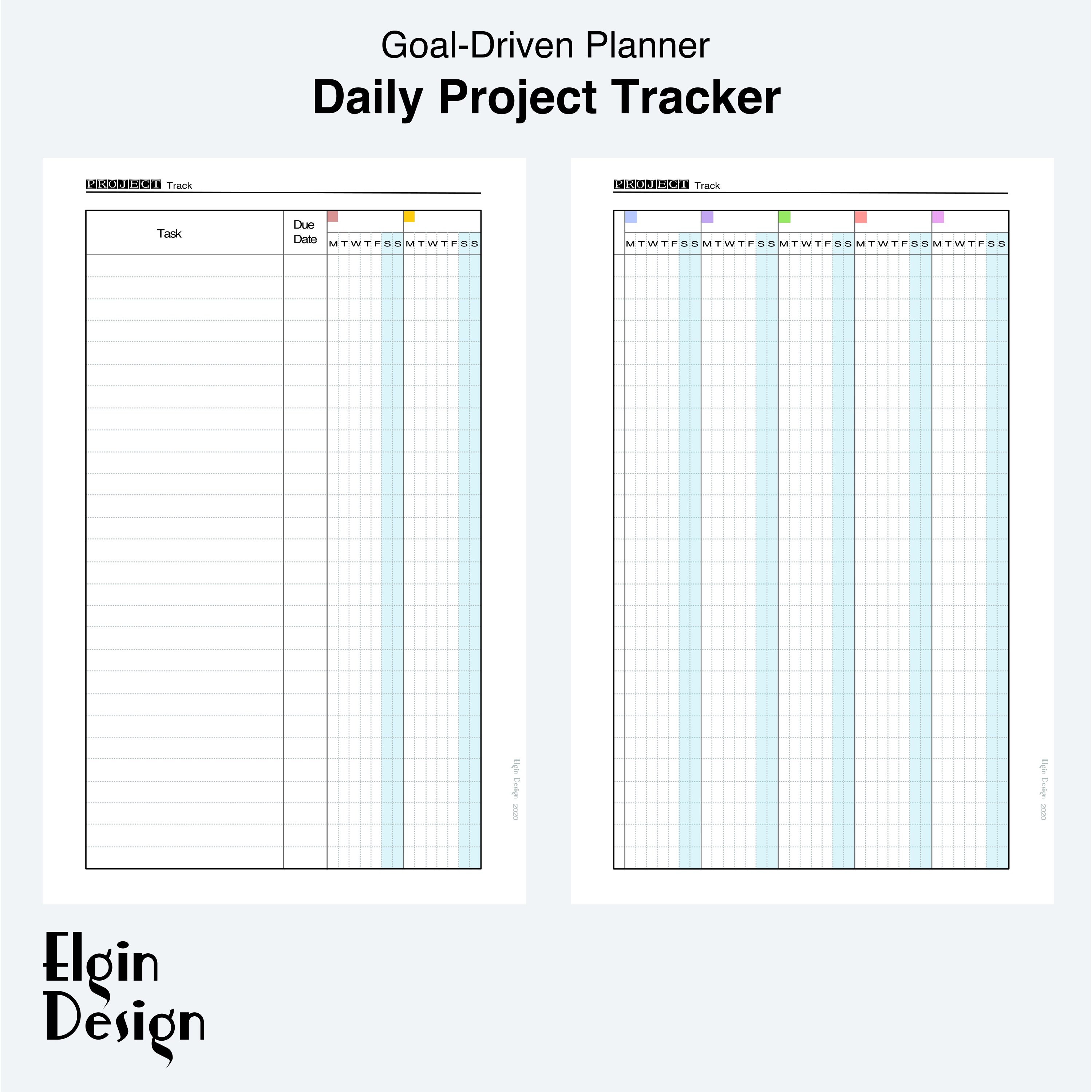 Project Planner, Project Tracker, Project Management, Productivity ...