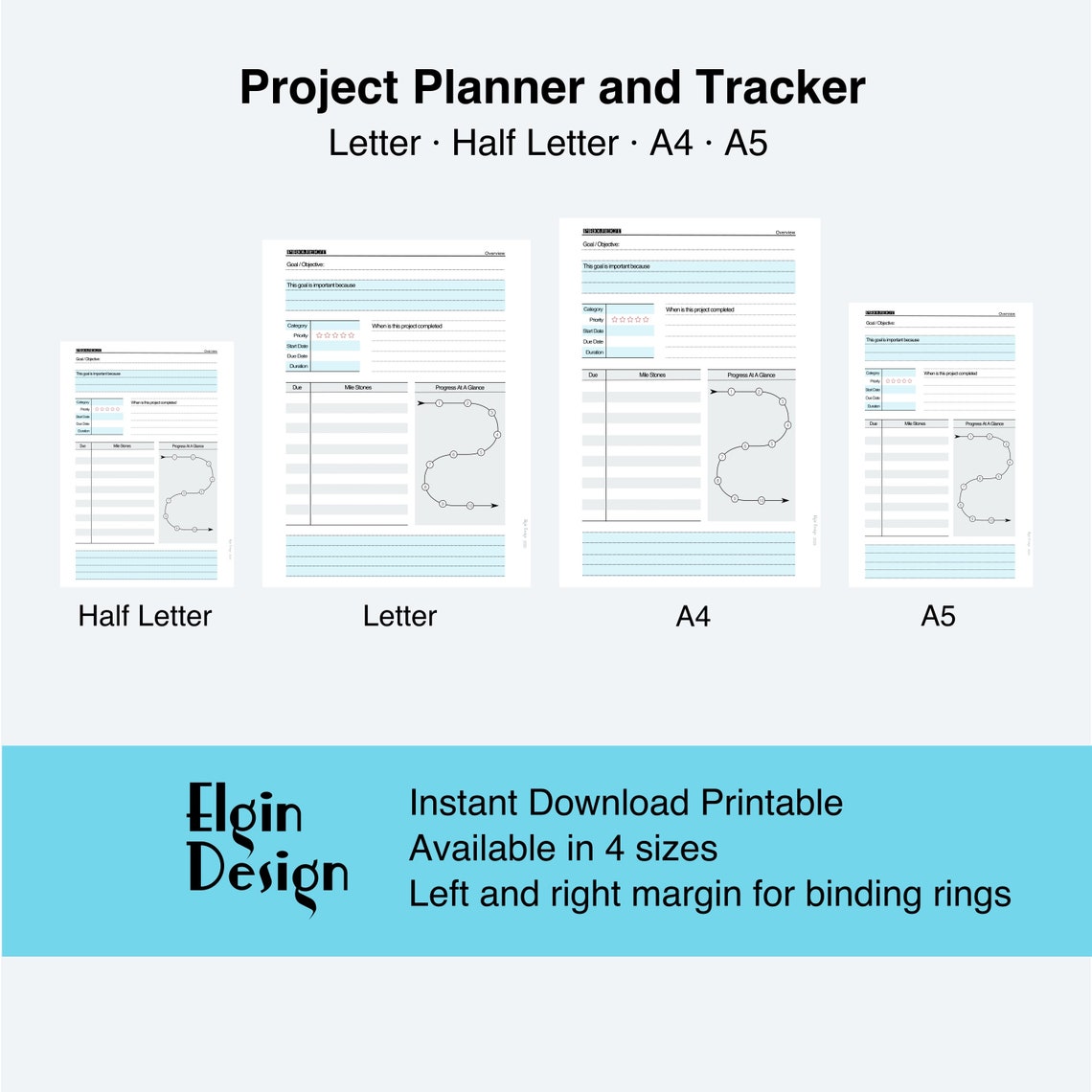 Project Planner, Project Tracker, Project Management, Productivity ...
