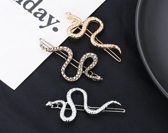 Snake Hair Clip | Etsy