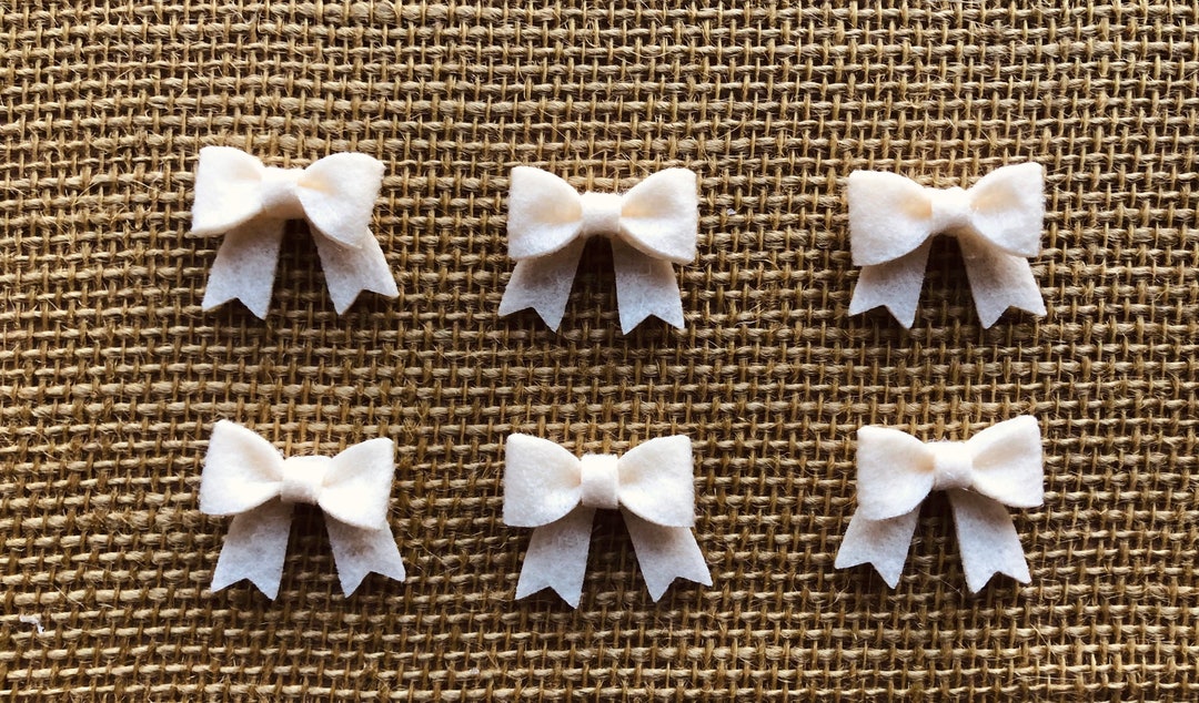 Bow Felt Mini Sticker Set, Planner Sticker Bow, Scrapbook Sticker ...