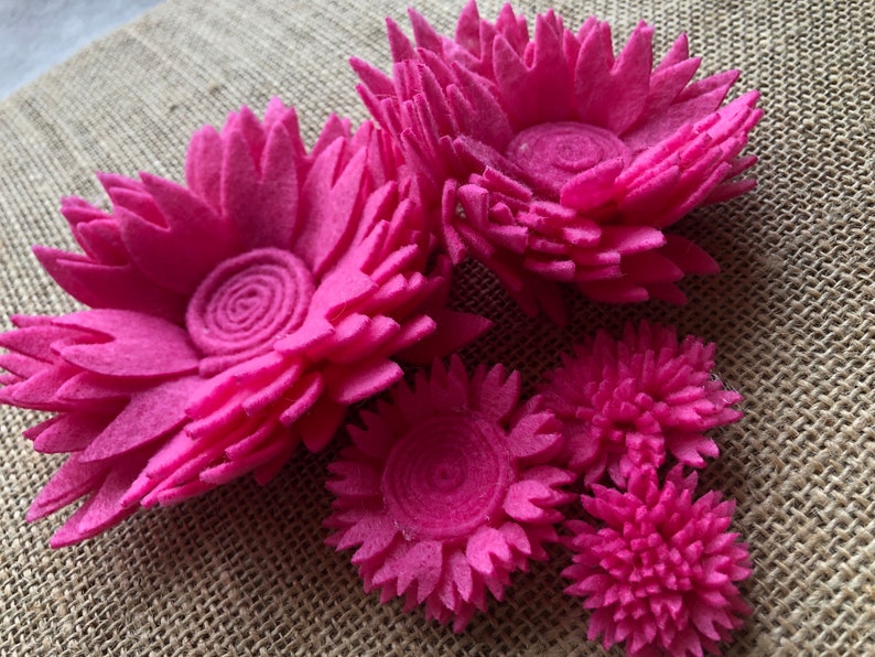 Large Rolled Flower SVG Template Set #14 | Laser Cut Templates (digital ...