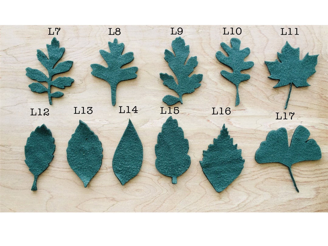 Felt/fleece Leaf - Etsy