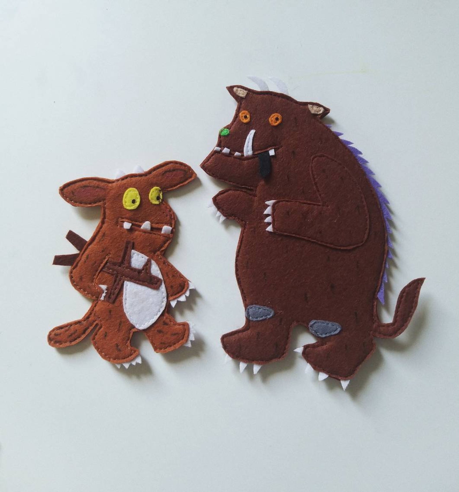 Gruffalo Felt Finger Puppets: Storytelling Set for Toddlers - Etsy UK