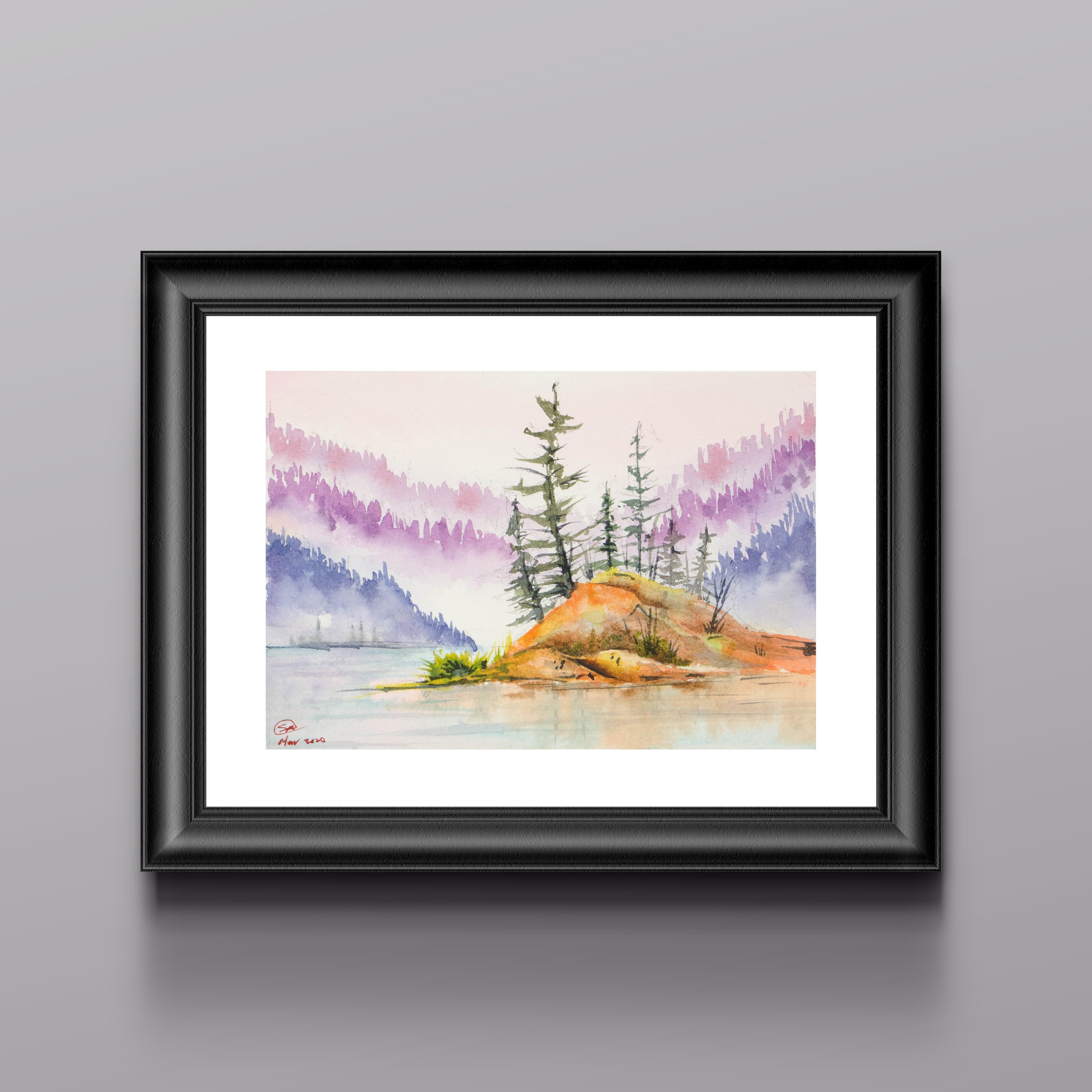 Simple Nature Watercolour Paintings
