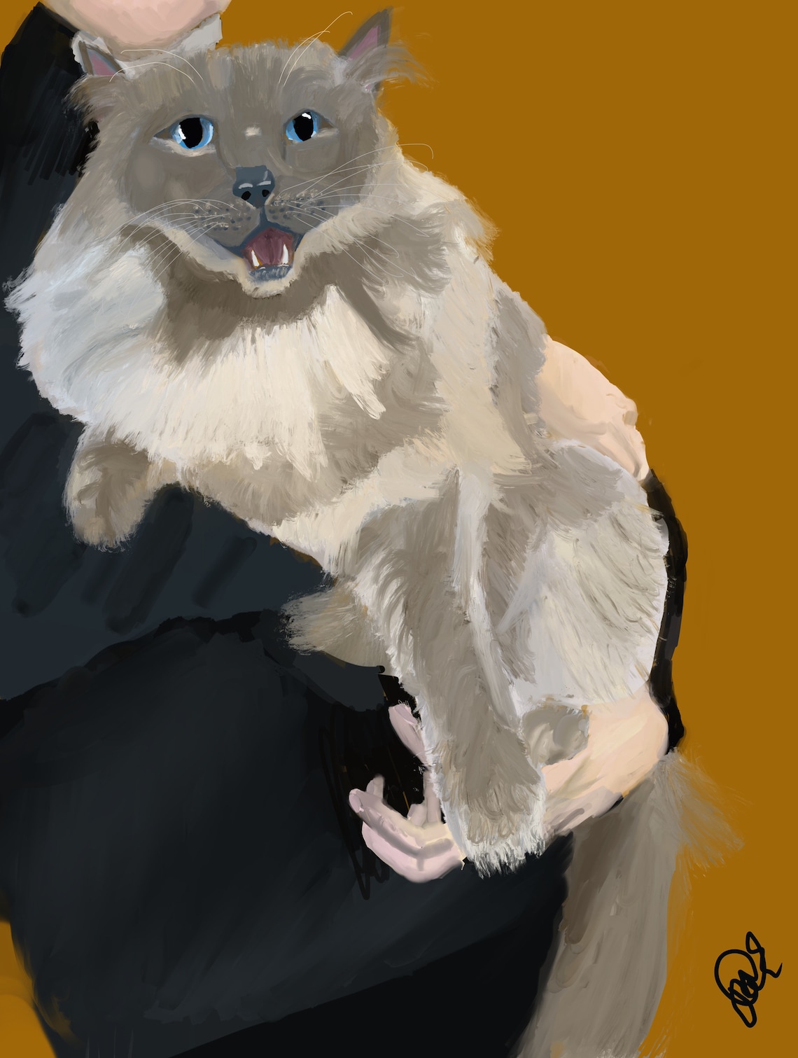 Custom Digital Pet Portraits - Etsy