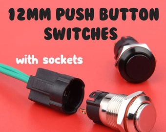 16mm Custom Metal Push Button Switch Start Stop LED Light for Car Fog ...