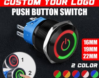 16MM Light up LED Push Button Switch - Etsy