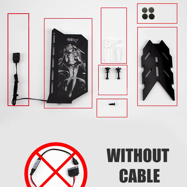 Customized ARGB GPU Holder: 5V 3pin Sync Graphics Card Bracket - Etsy