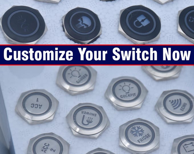 Premium 12mm 4-pin Push Button Switches Momentary, Latching, Self ...