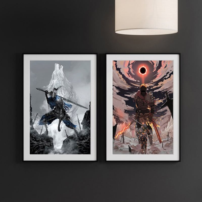 Dark Souls Mural - Etsy