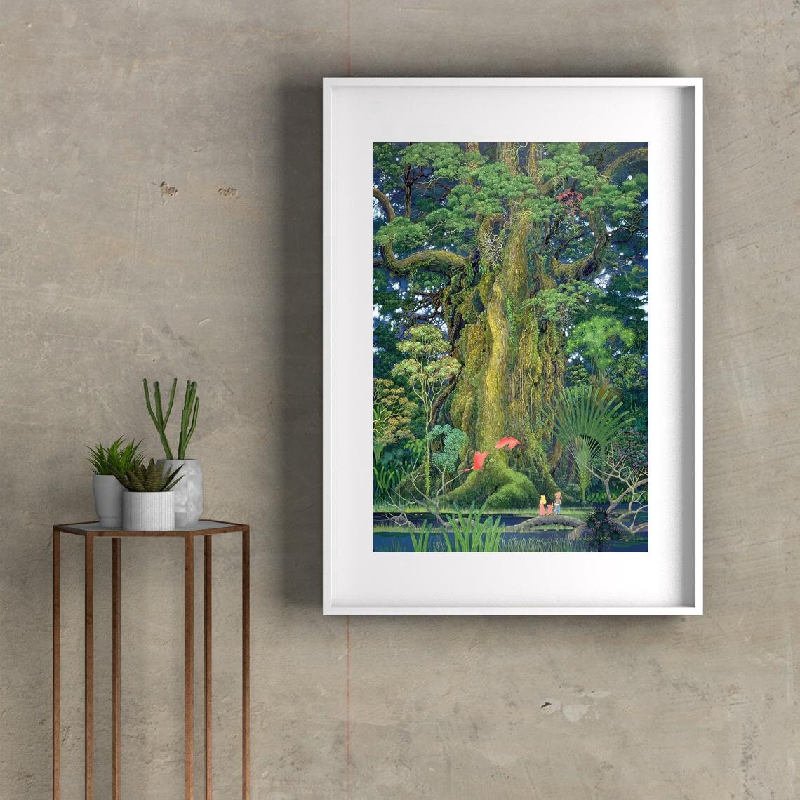 Mana Tree From Secret of Mana Art Poster Travel Poster Room - Etsy