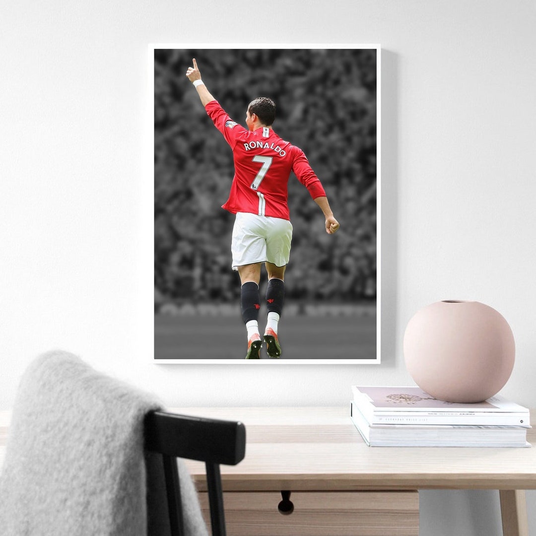 Cristiano Ronaldo Poster, Pointing to the Sky to Celebrate, Football ...