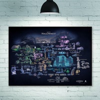 Updating the Map Hollow Knight Print - Etsy