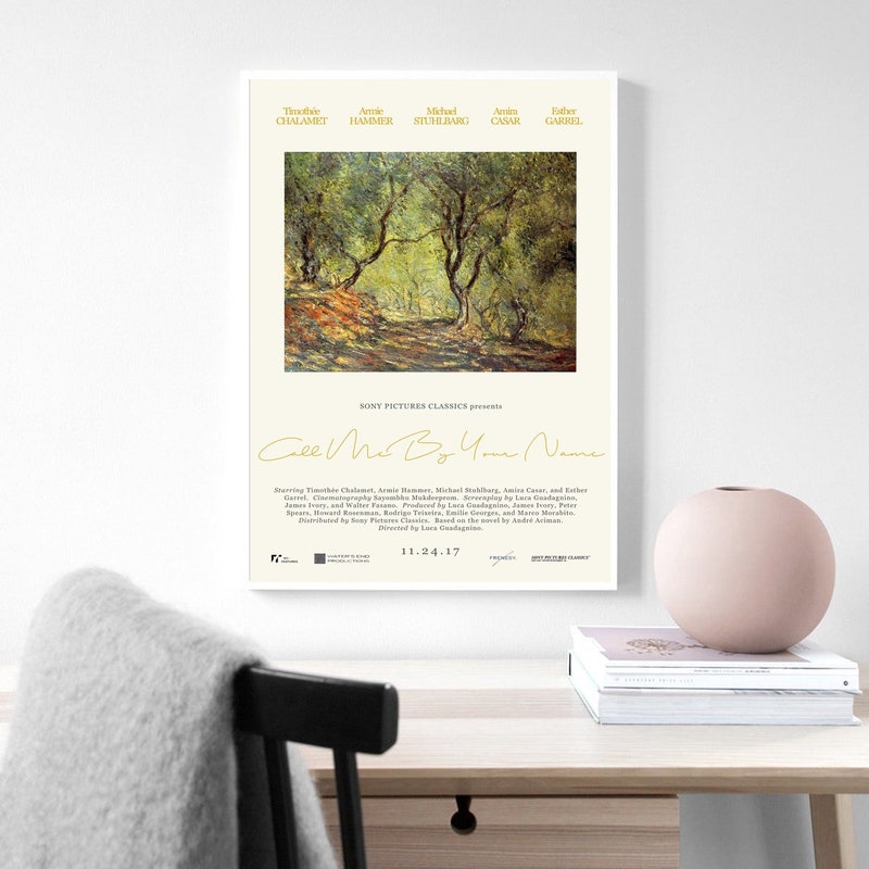 Call Me by Your Name Poster - Etsy