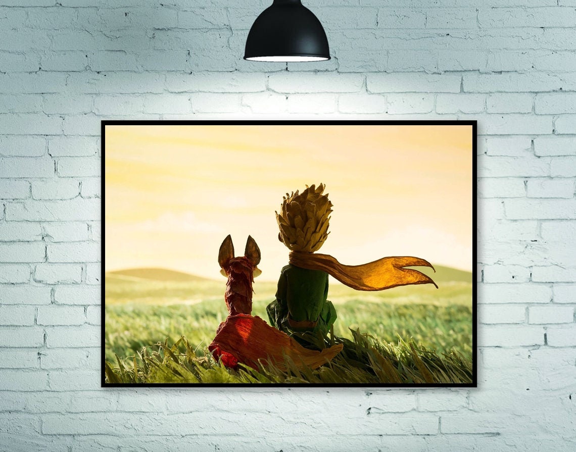 The Little Prince Cartoon Poster Wall Decoration Home - Etsy