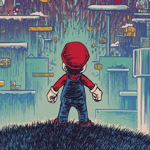 Super Mario Wiki Game Poster Canvas Poster, Mural, Art Poster, Home ...