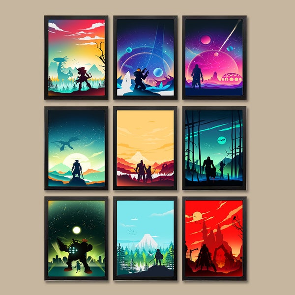 Video Game Posters - Etsy