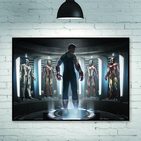Iron Man Wall Art - Etsy
