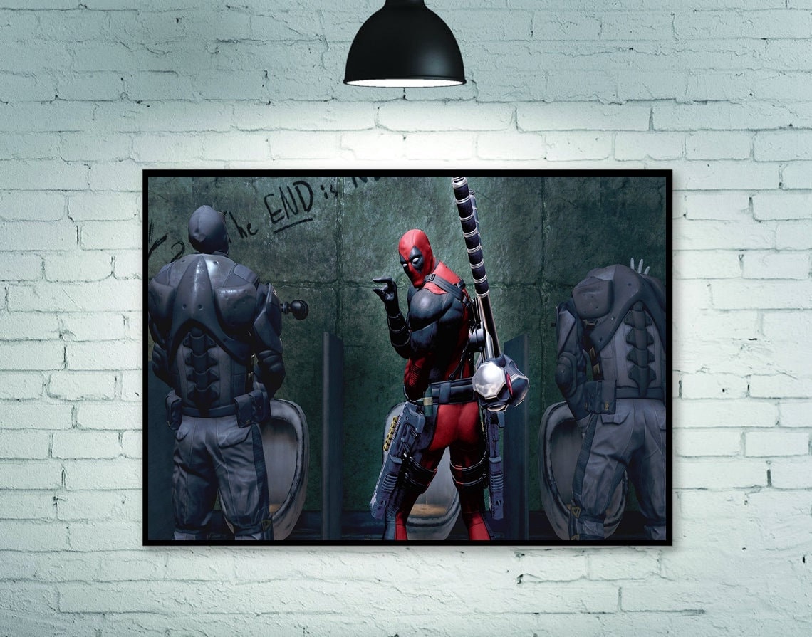 Funny Deadpool Superhero Poster Movie Poster Film Poster - Etsy