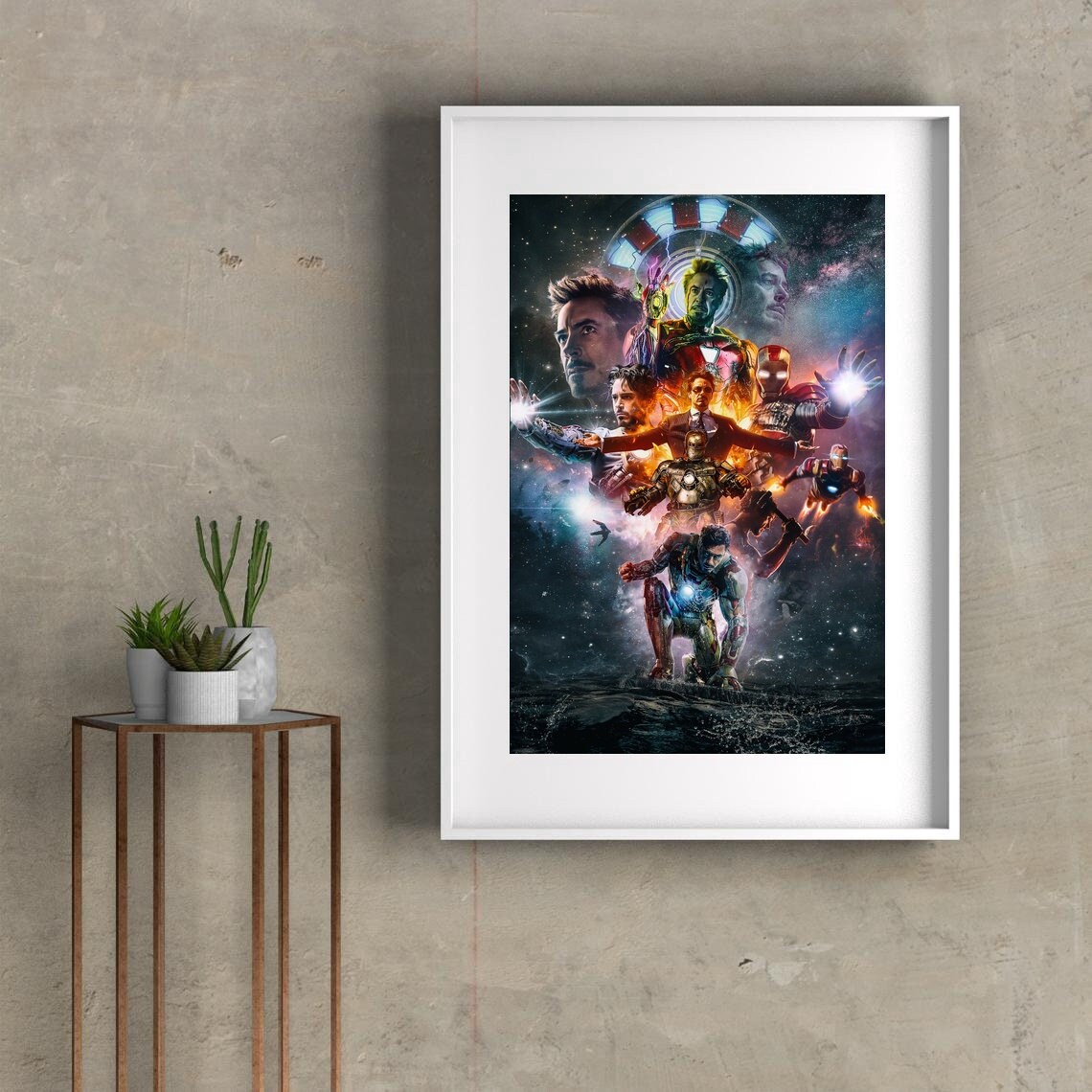 Iron Man Poster, Iron Man's Important Moments of His Journey, Avengers ...