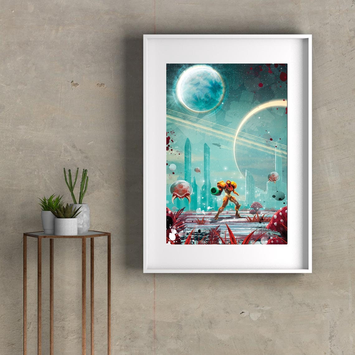 Super Metroid Posters Game Poster Canvas Poster Mural Art | Etsy