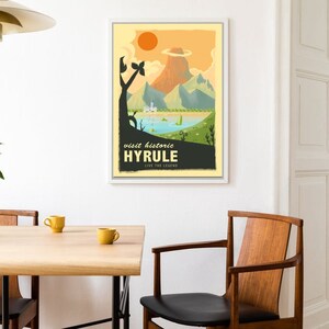 Legend of Zelda Hyrule Travel Posters Video Game Poster Canvas Poster ...