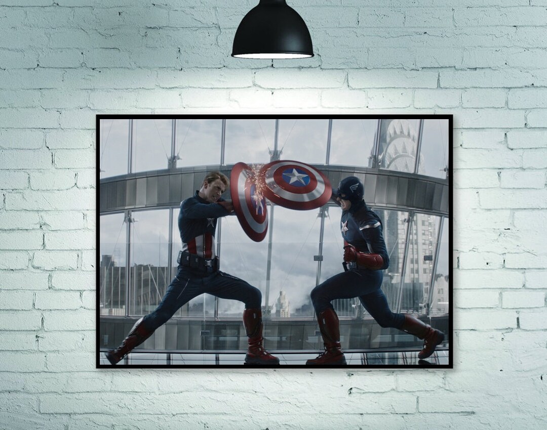 Avengers: Endgame Poster, Captain America VS Captain America, Captain ...