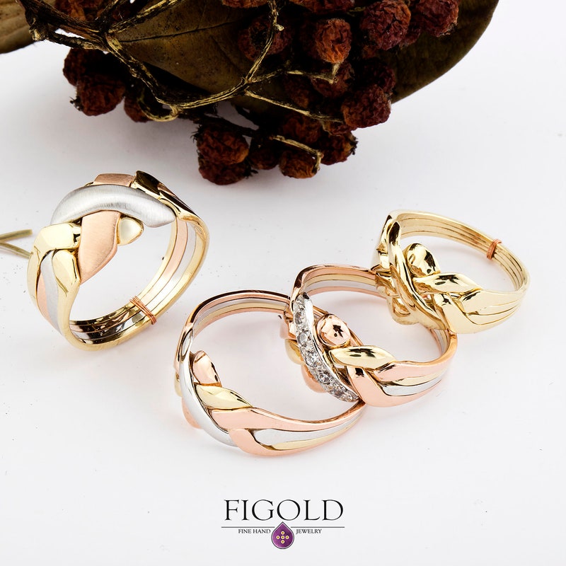 Puzzle Ring Mens - Etsy