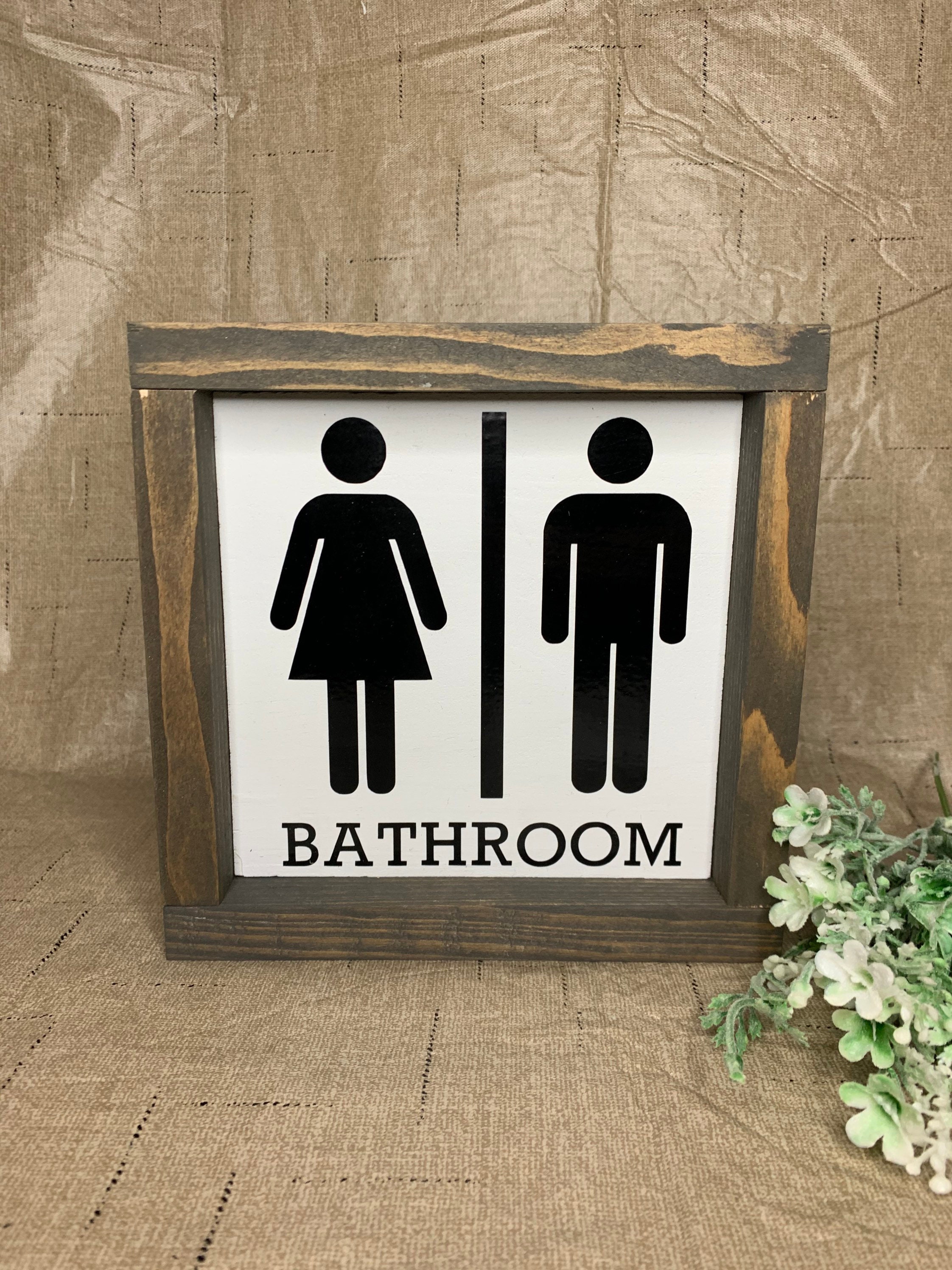 Farmhouse Bathroom Frame Restroom Tiles | Etsy