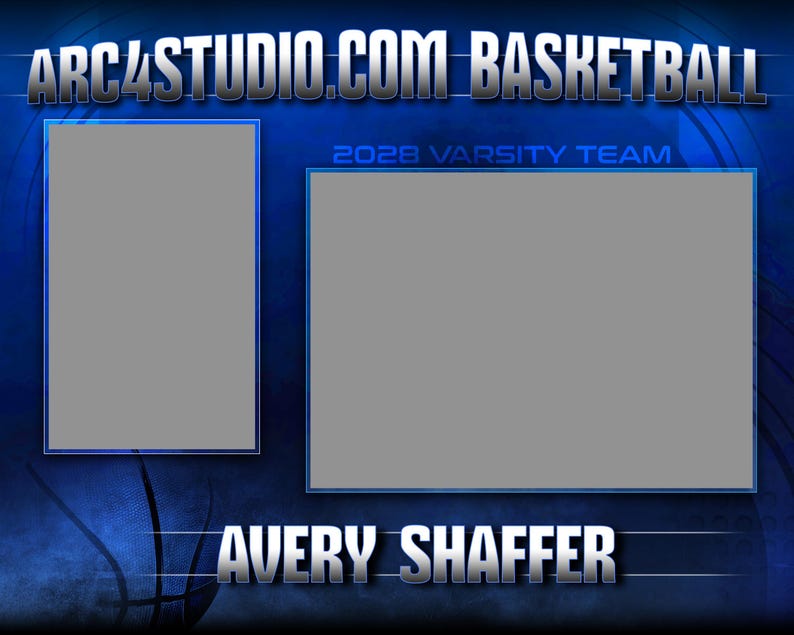 Basketball Memory Mate 8x10 Template | Customizable PSD With Photo ...