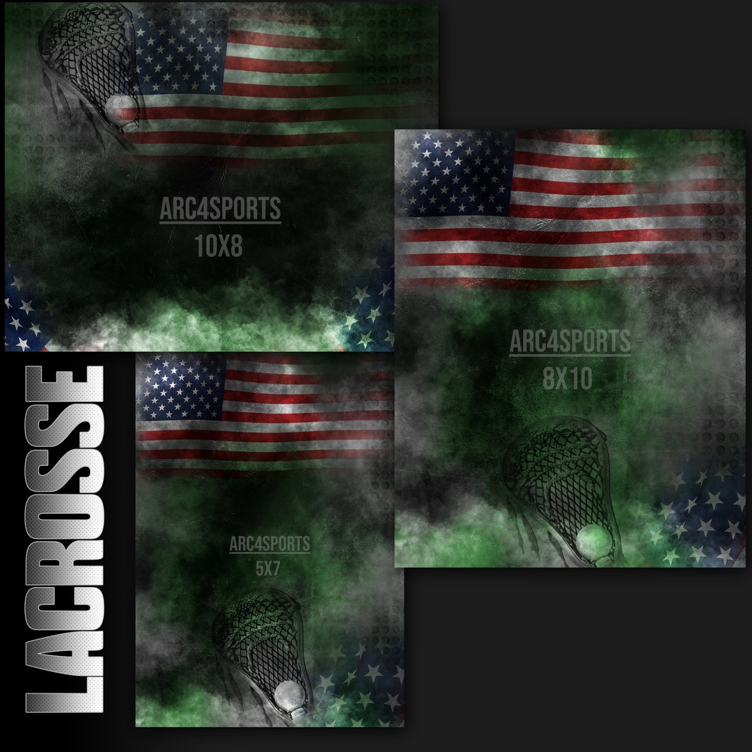 Lacrosse Set of Digital Backgrounds - AMERICAN FLAG - Etsy