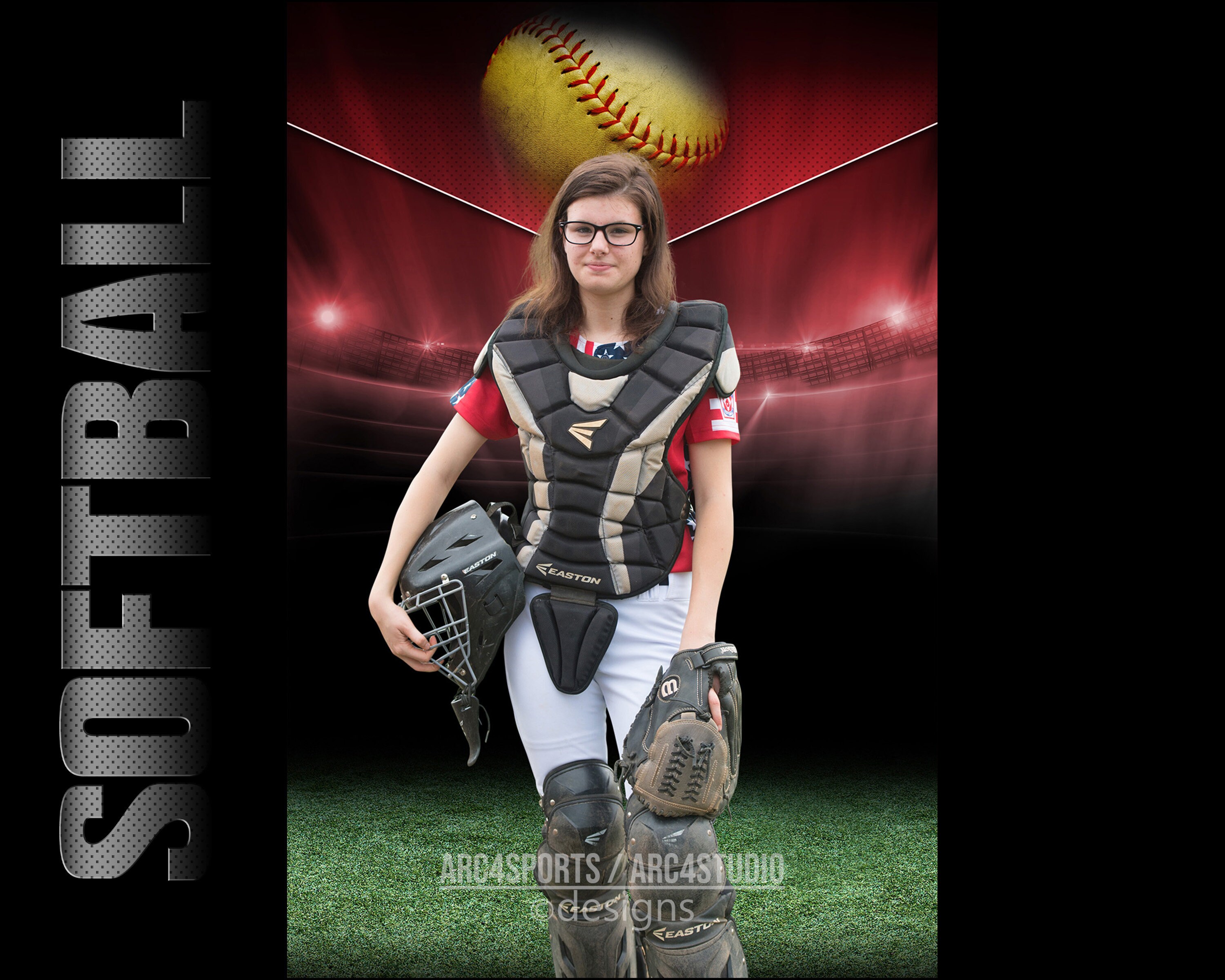 Softball EPIC Digital Backgrounds - Etsy