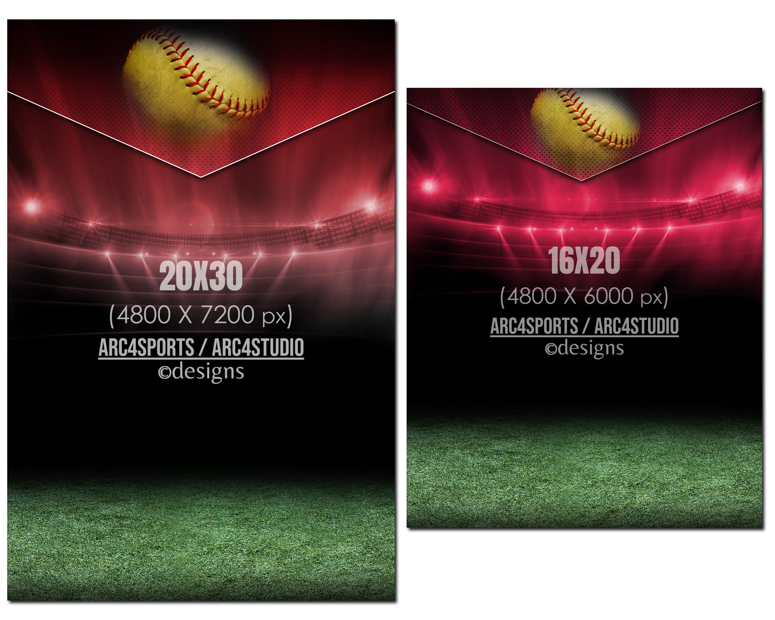 Softball EPIC Digital Backgrounds - Etsy