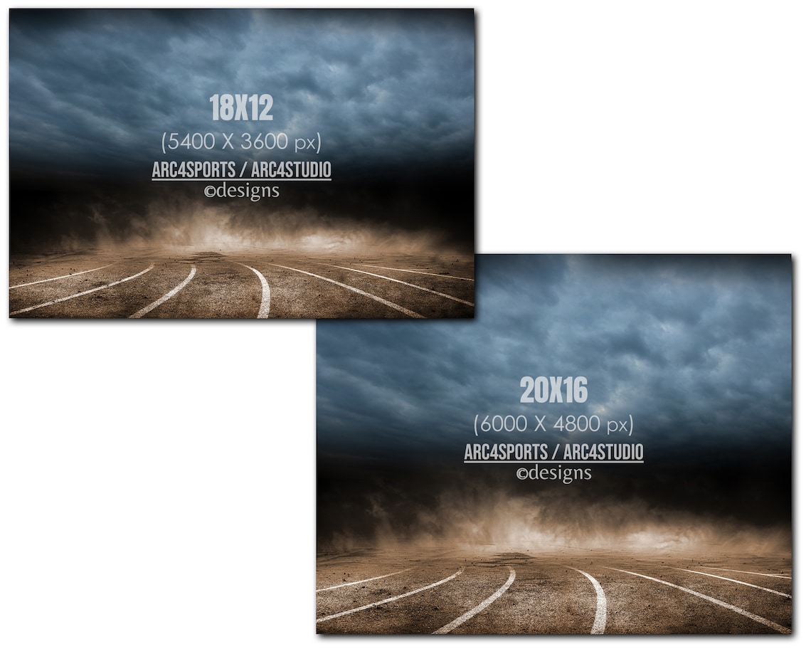 Track and Field Horizontal Digital Backgrounds | Etsy