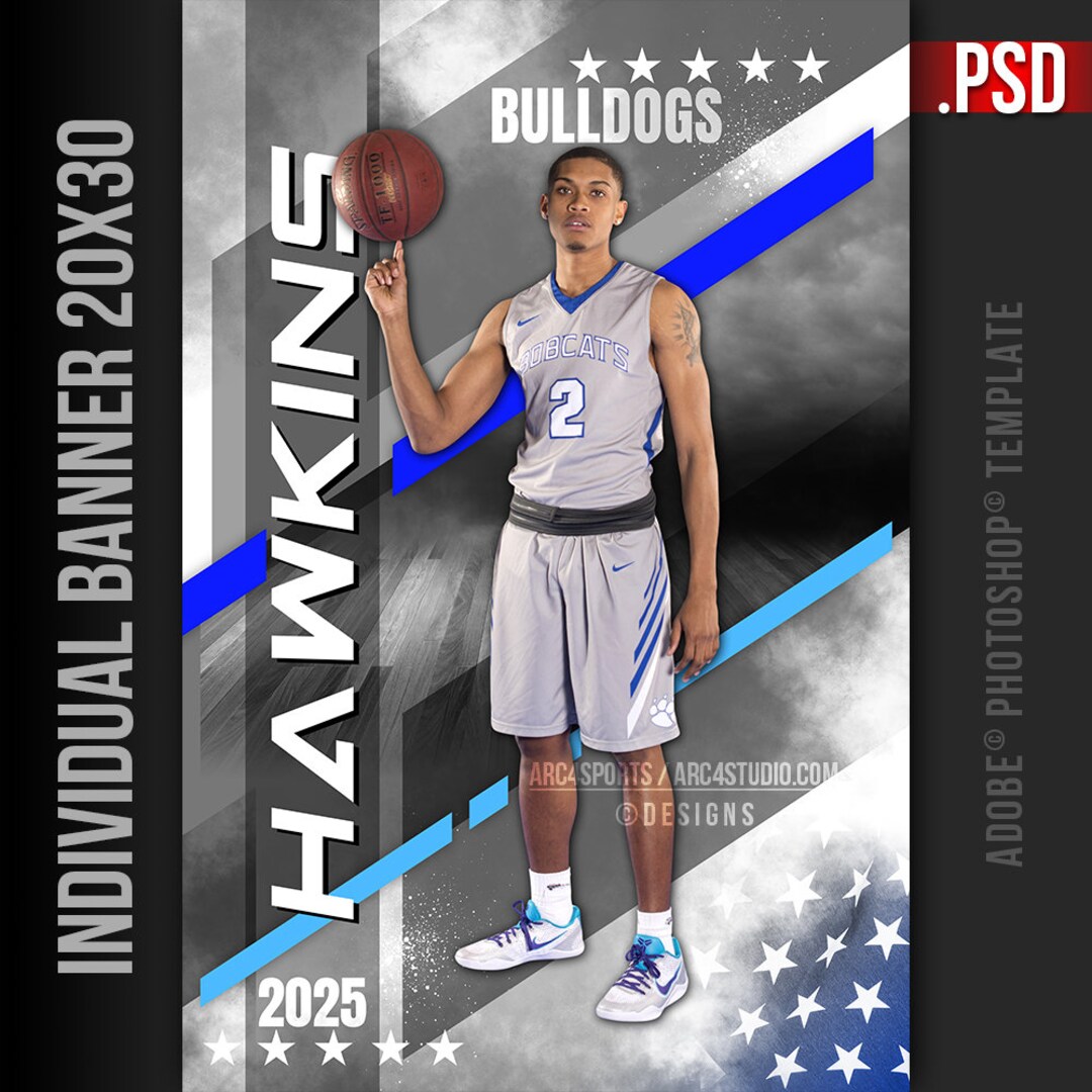 ACHIEVE 20x30 Banner Template as Layered Photoshop Custom File ...