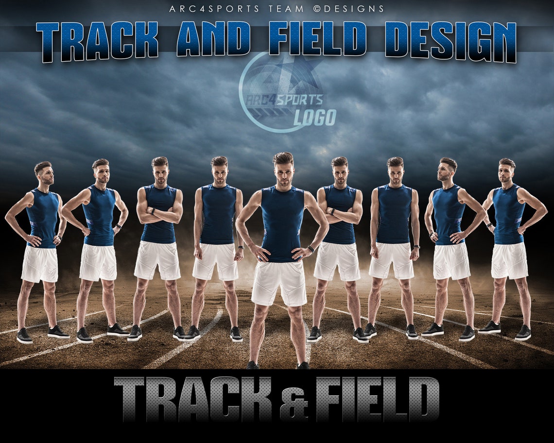 Track and Field Horizontal Digital Backgrounds | Etsy