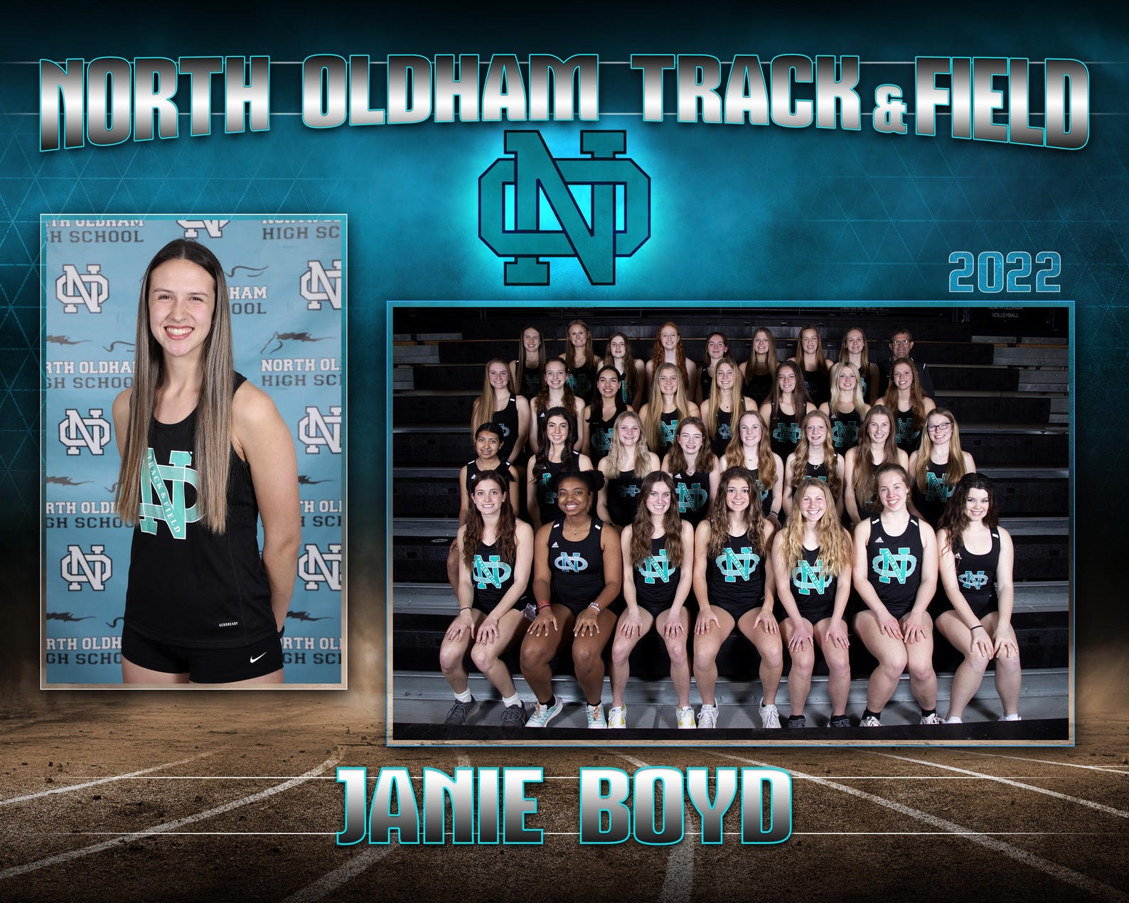 Track and Field Memory Mate 8x10 Template | Editable PSD With Photo ...