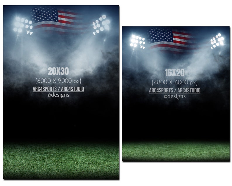 Patriotic STADIUM digital background | Etsy