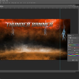 Thunder BANNER - Etsy