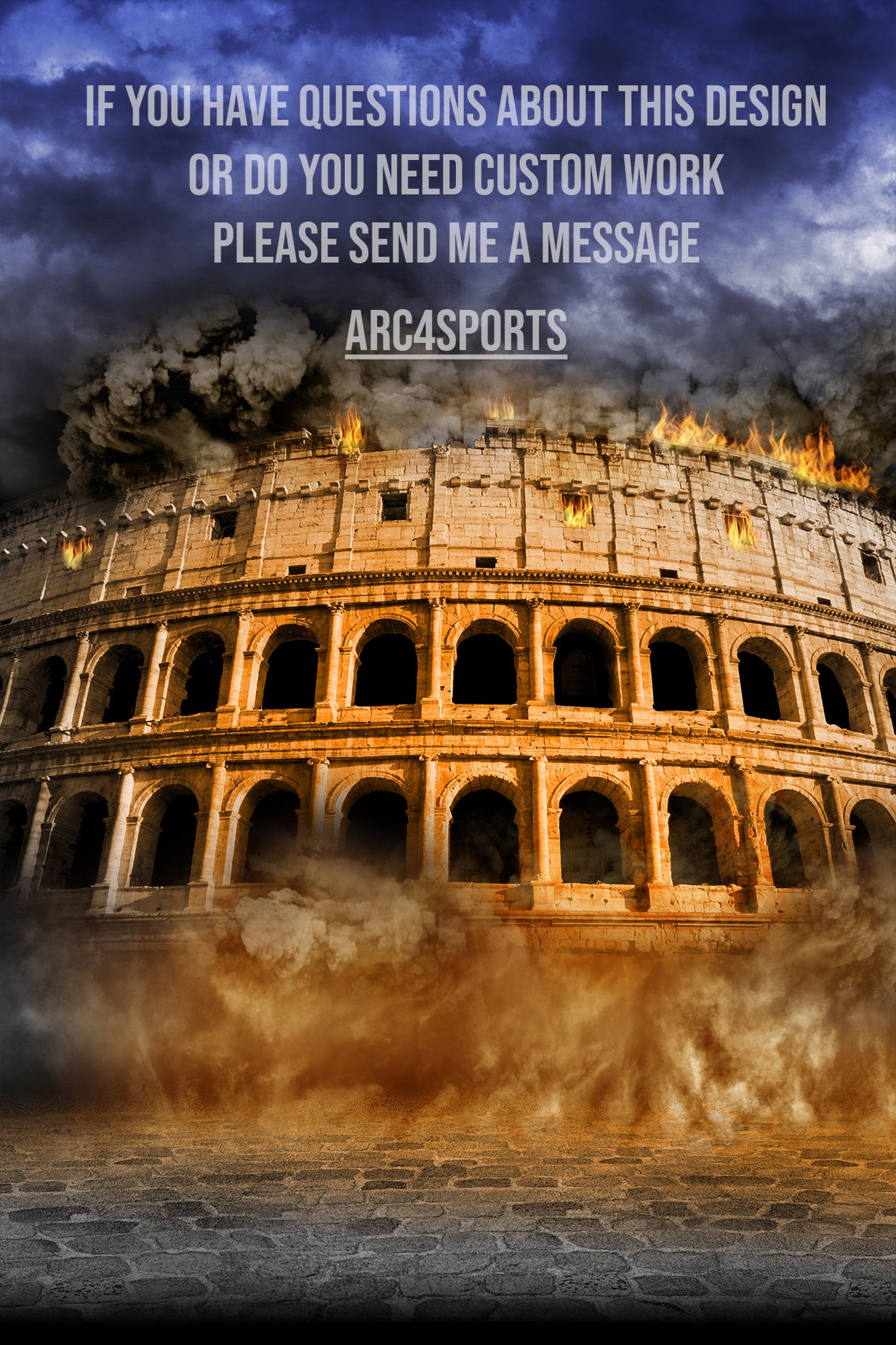 Gladiators Coliseum Digital Background - Etsy