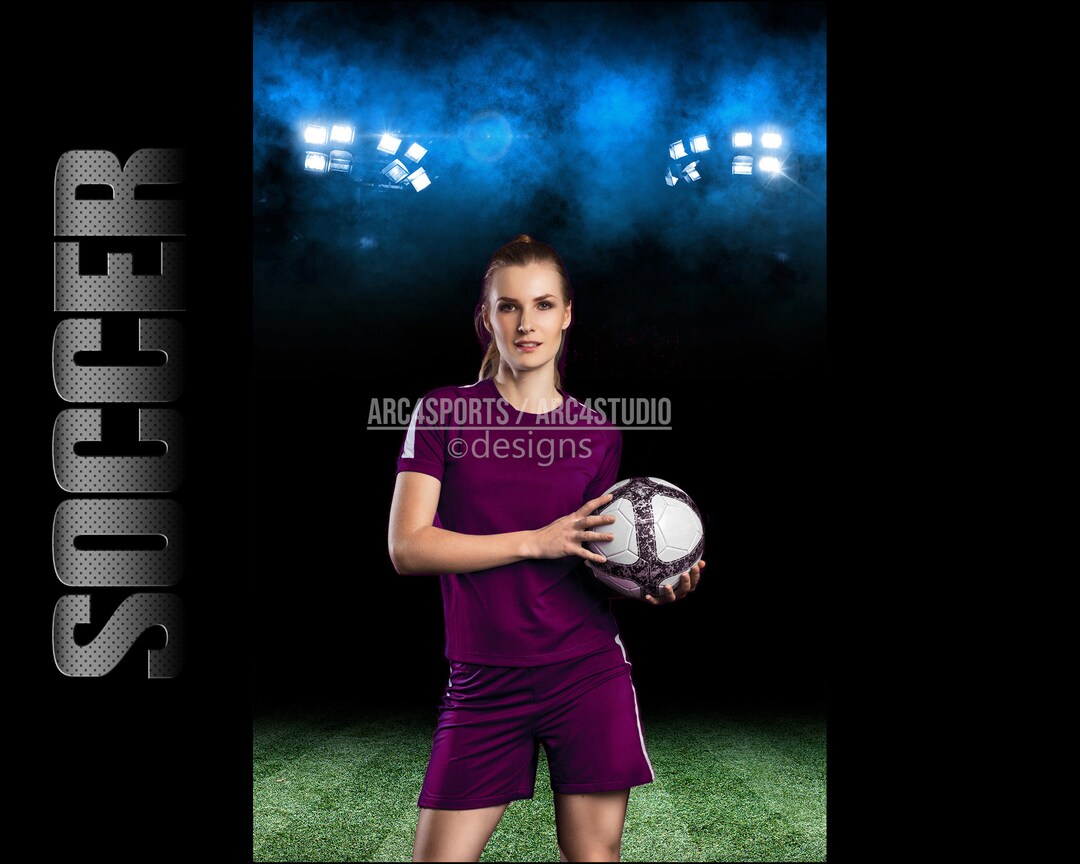 Soccer NIGHT Digital Background - Etsy
