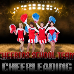 Cheer Dance ARENA Horizontal Digital Backgrounds - Etsy