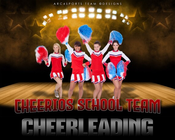 Cheer Dance ARENA Horizontal Digital Backgrounds - Etsy